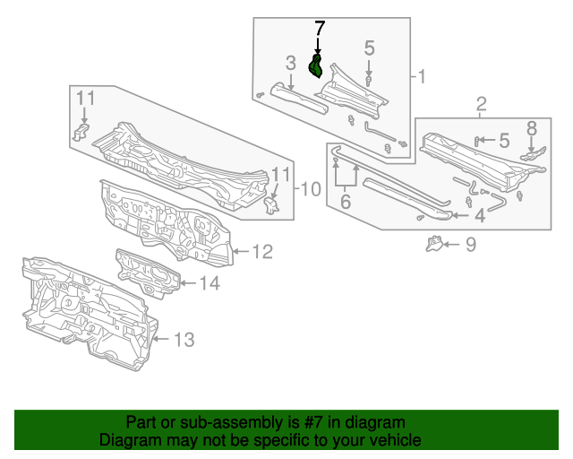 74212-S9A-000 - Cover, R Hood Hinge - 2002-2006 Honda CR-V | Genuine ...