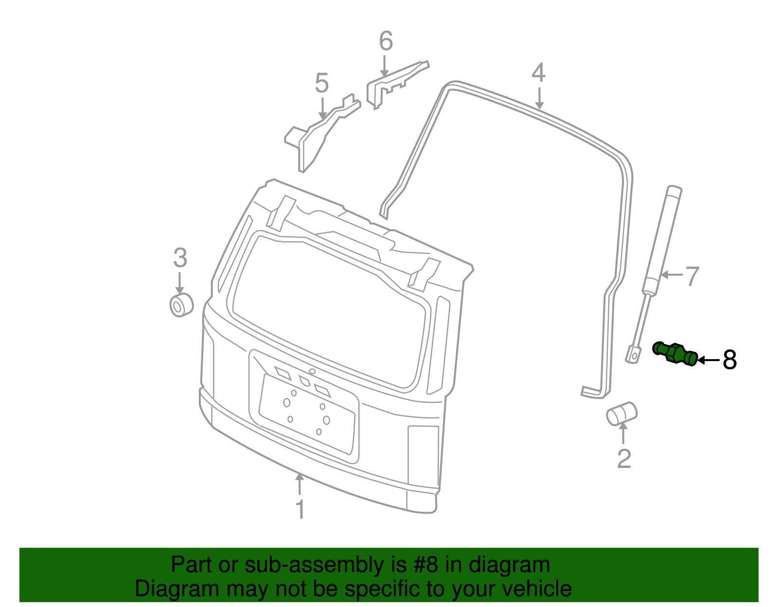 2003-2015 Honda Lift Cylinder Ball Stud 90109-S9V-A01 | Honda Parts Direct