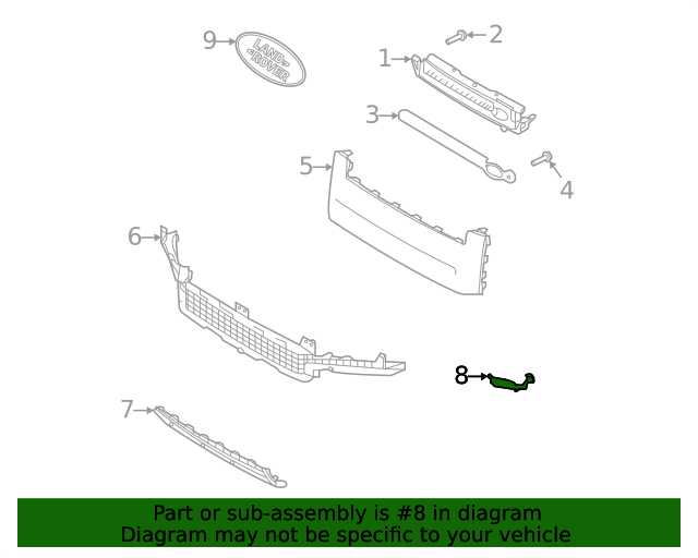 Genuine OEM Blank Cover Part# LR129438 Fits 2020-2023 Land Rover: Up To ...
