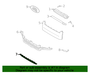 LR129440 - Grille - Bumper 2020-2023 Land Rover | Land Leaping Genuine ...