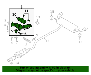 2019-2024 Ford Catalytic Converter L2GZ-5E212-A | OEM Parts Online