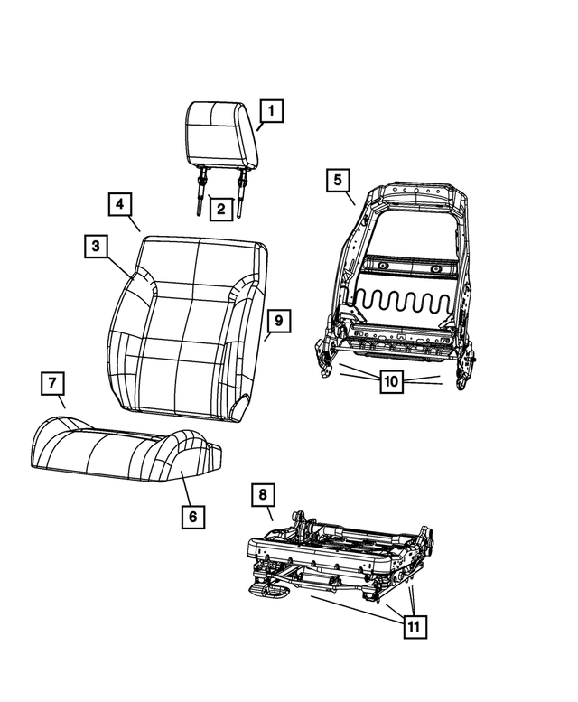 5175659AA - Bolt, Right Hand Drive - 2006-2024 Mopar | Mopar OEM Parts ...