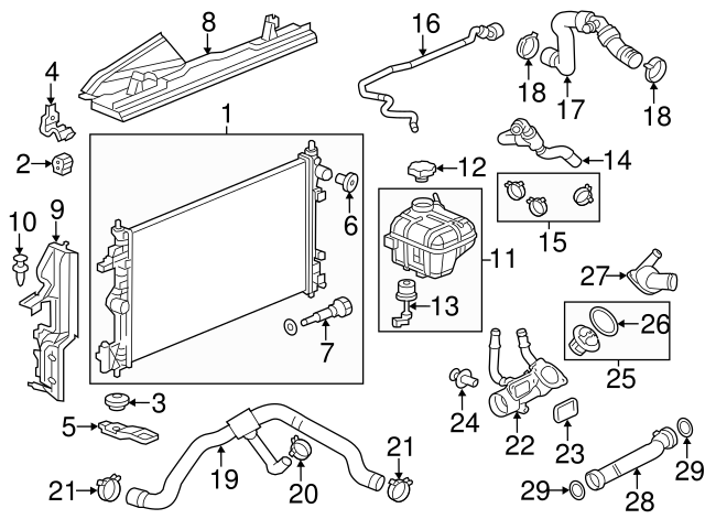 20972727 - Coolant Hose Order Euro Parts