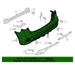 6410F201 - Bumper Cover 2018-2019 Mitsubishi Outlander Sport ...