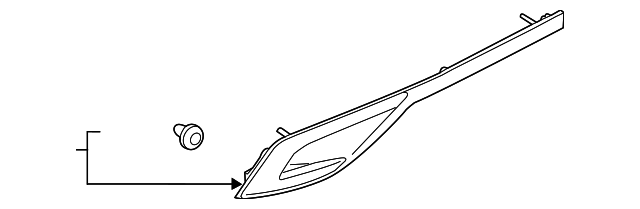 8355A097 - Reflector 2018-2019 Mitsubishi Outlander Sport | Mitsubishi ...