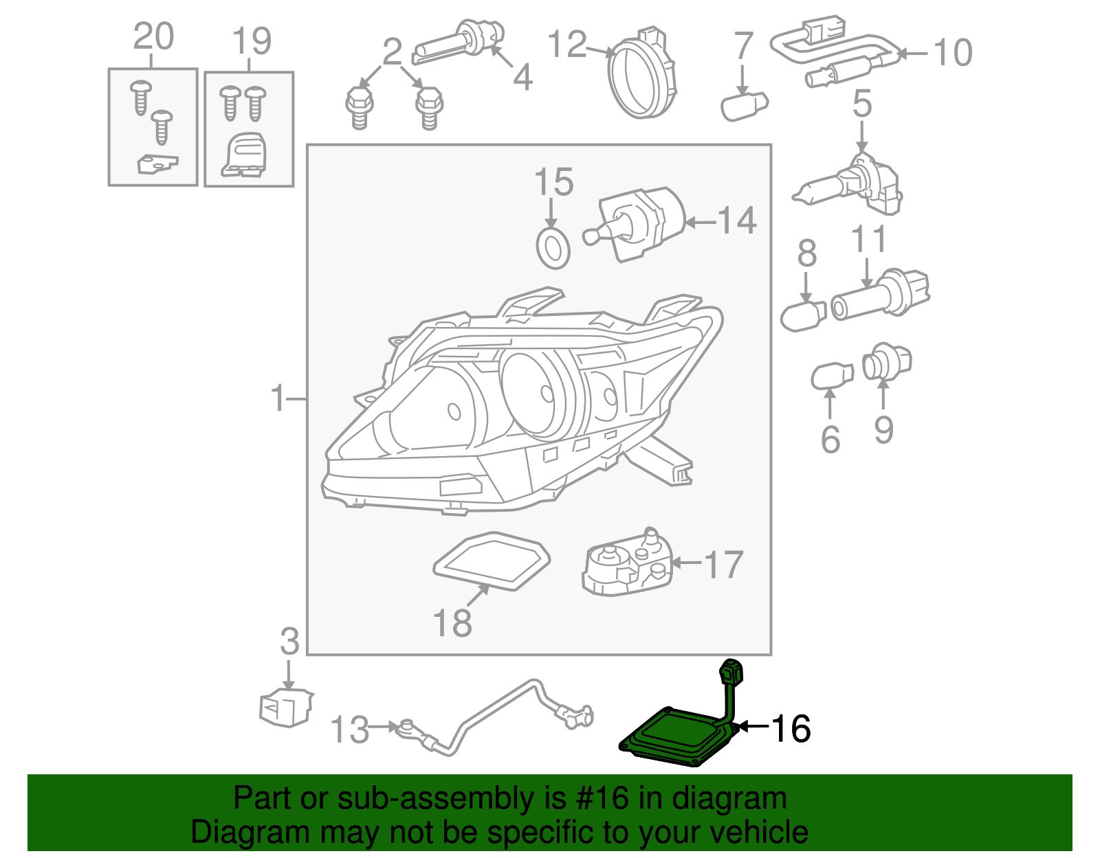 81107-12A81 - Control Module - 2010-2012 Lexus | My L Parts