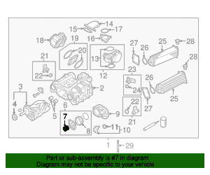 2015-2018 Audi Supercharger Pulley Bearing 06E-145-255-H | Audi USA Parts