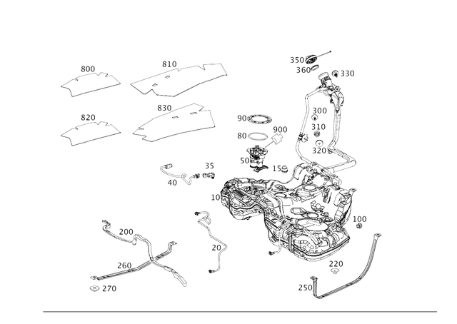 222-470-00-40 - Tensioning Strap 2014-2021 Mercedes-Benz | Mercedes ...