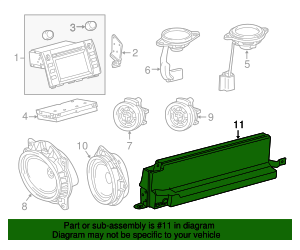 2014-2021 Toyota Tundra Speaker 86150-0C040 | OEM Parts Online