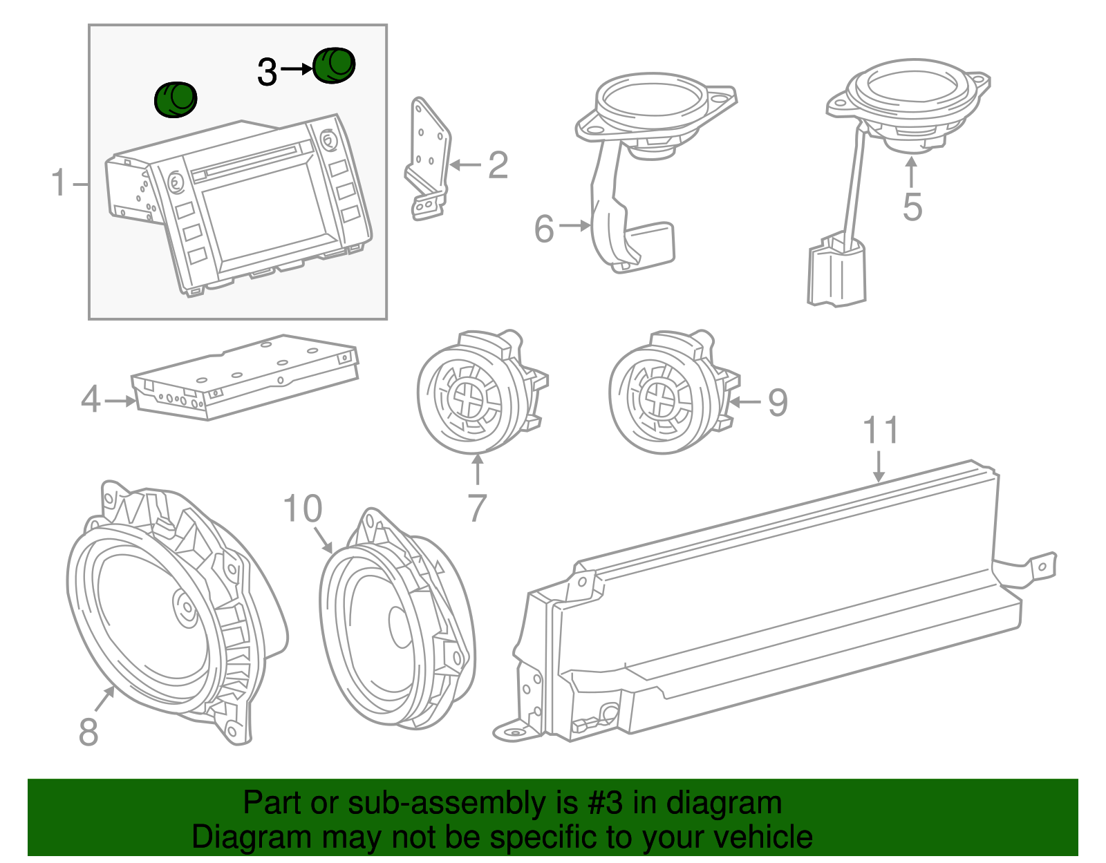 2014-2019 Toyota Tundra Knob 86128-0C010 | Toyota Parts Center