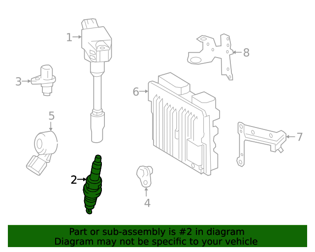 2019-2024 Toyota Spark Plug 90919-01297 | Retail Performance Auto Parts