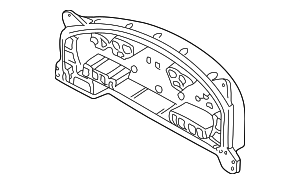 2000-2005 Ford Plate Instrument Cluster YF1Z-10848-AA | TascaParts.com