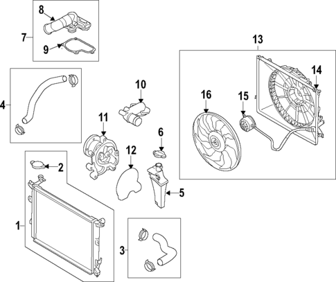 Cooling System for 2021 Genesis G90 | OEM Parts Online