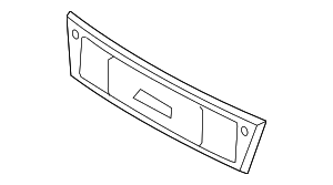 2005-2008 Audi License Mount 4F0-807-287-C-1QP | OEM Parts Online