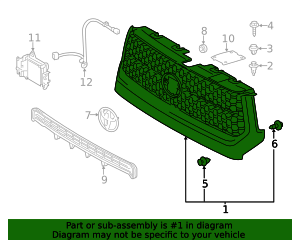 2020-2021 Toyota Tundra Grille Assembly 53101-0C051 | Toyota Parts Center