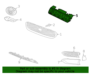 T4A38487 - Grille Emblem 2020 Jaguar F-Pace | AutoNationParts.com