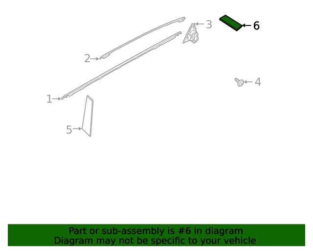 77523-M6000 - Black Out Tape 2019-2021 Kia Forte | Kia.Parts Store