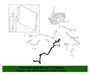 C2Z16279 - AC Line 2013-2015 Jaguar XF | AutoNationParts.com