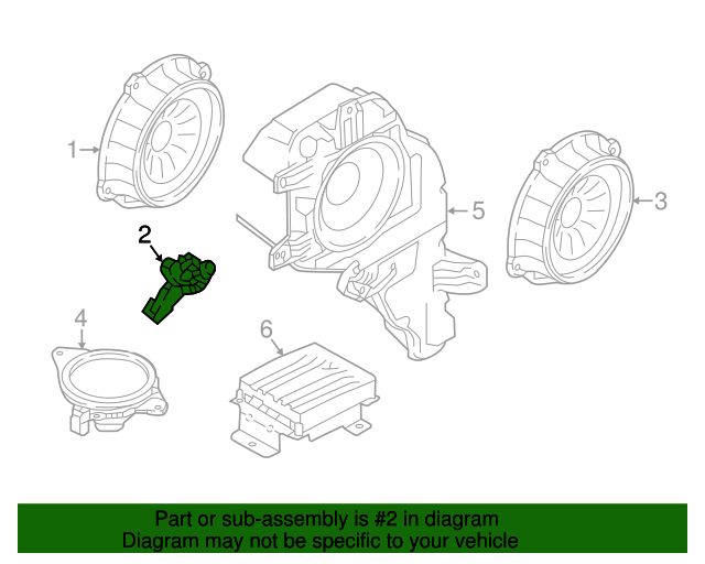 2016-2021 Hyundai Tucson Speaker 96310-D3000 | AutoNationParts.com