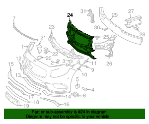 217-885-14-65 - Center Mount 2015-2017 Mercedes-Benz | Mercedes-Benz ...
