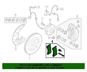 2018-2024 Subaru Brake Pads Front 26296VA041 | OEM Parts Online