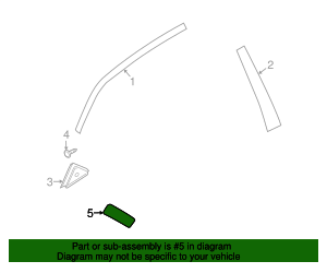 84127-1M000 - Protect Strip 2010-2013 Kia Forte | Kia.Parts Store