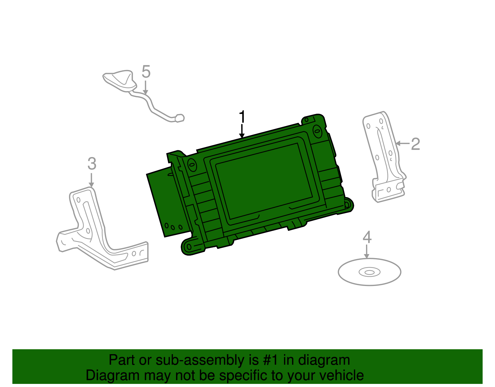 2016-2019 Toyota Sienna Display Unit 86804-08030 | Toyota Parts Center