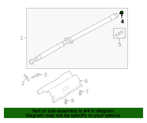 Genuine OEM Drive Shaft Assembly Nut Part# LR117679 Fits 2020-2023 Land ...