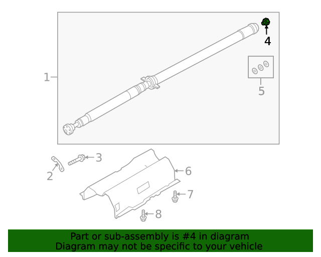 Genuine OEM Drive Shaft Assembly Nut Part# LR117679 Fits 2020-2023 Land ...