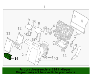 89905-AR010-JP1 - High-Quality Lower Armrest Assembly 2ND Back Left ...