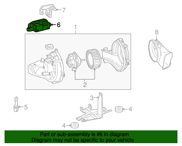 2010-2020 GM Control Assembly-Auxiliary Blo 84360743 | GMPartsDirect.com
