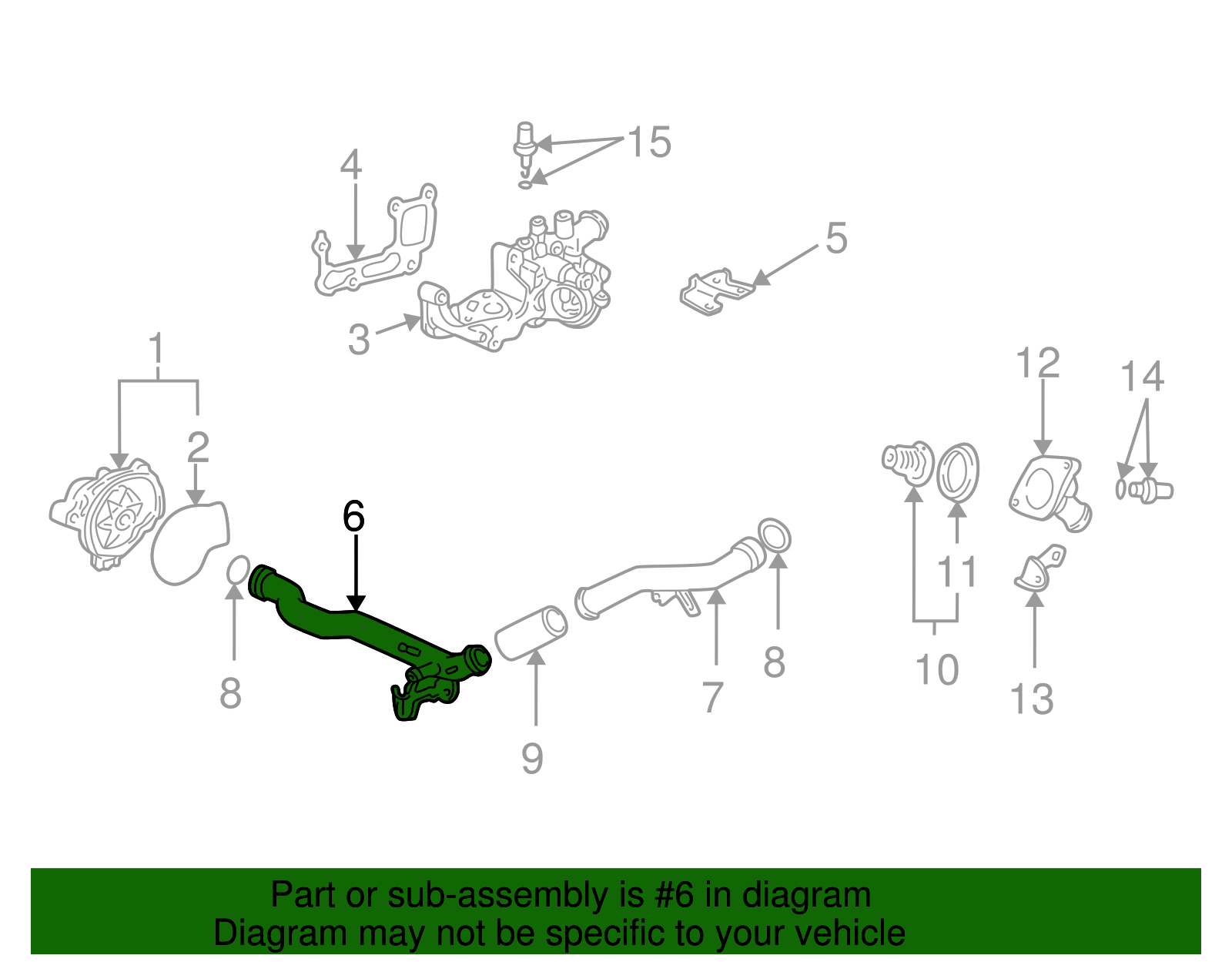 19505-PLC-000 - 2001-2005 Honda Civic - Pipe A Connecting | Genuine ...