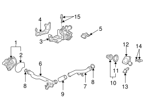 2001-2011 Honda Coolant Temp Sensor 37870-PLC-004 | OEM Parts Online