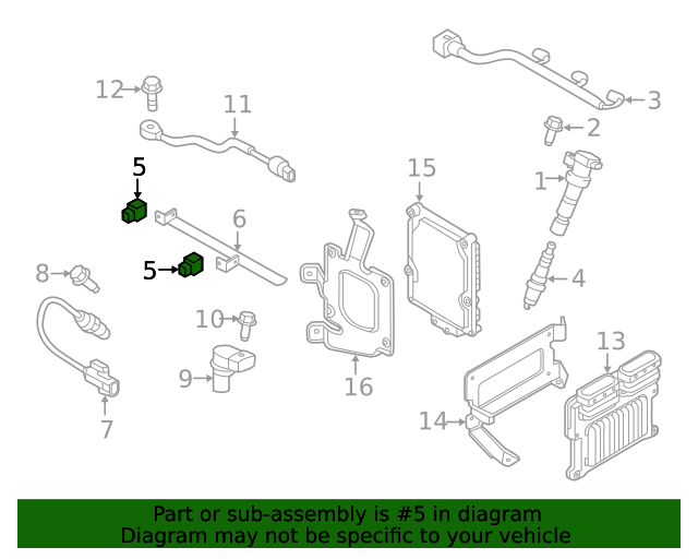 2009-2019 Hyundai Ignition Condenser 27325-2B010 | OEM Parts Online