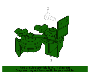 463-542-08-00 - Horn 2019-2023 Mercedes-Benz | Mercedes-Benz USA Parts