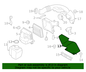 46012SJ000 - Air Inlet Duct - 2019-2021 Subaru Forester | World OEM ...