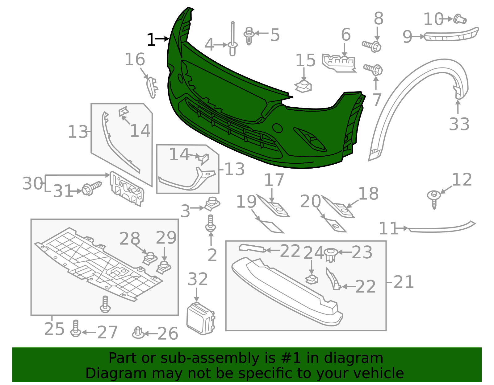 2019-2021 Mazda CX-3 Bumper Cover DLSG-50-031-BB | RealMazdaParts.com