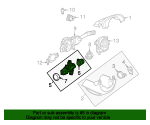 2011-2019 Volkswagen Ignition Lock Housing 5C6-905-841 | OEM Parts Online