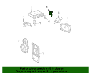 1995-2004 Toyota Mount Bracket 86211-89111 | Toyota Parts Center