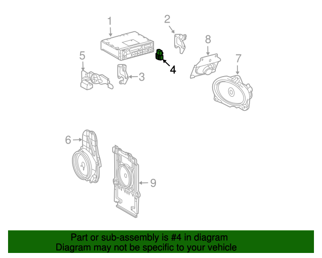 90980-04083 - Radio Capacitor - 1995-2004 Toyota | OEM Genuine Toyota Parts