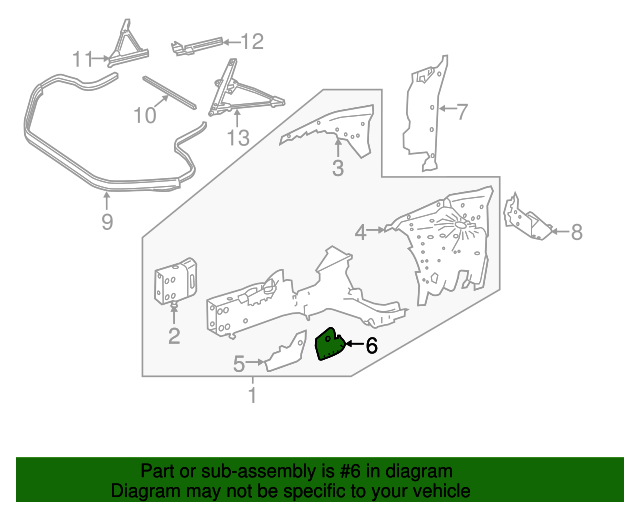 222-620-74-00 - Suspension Strut Tower Bracket 2014-2021 Mercedes-Benz ...