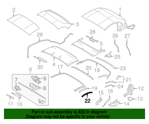 54377497726 - 2009-2016 BMW Z4 Front Seal (54-37-7-497-726) | BMW of ...