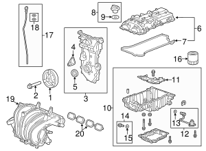 2014-2019 Chevrolet Camshaft Cover 12658255 GM | GMPartsDirect.com