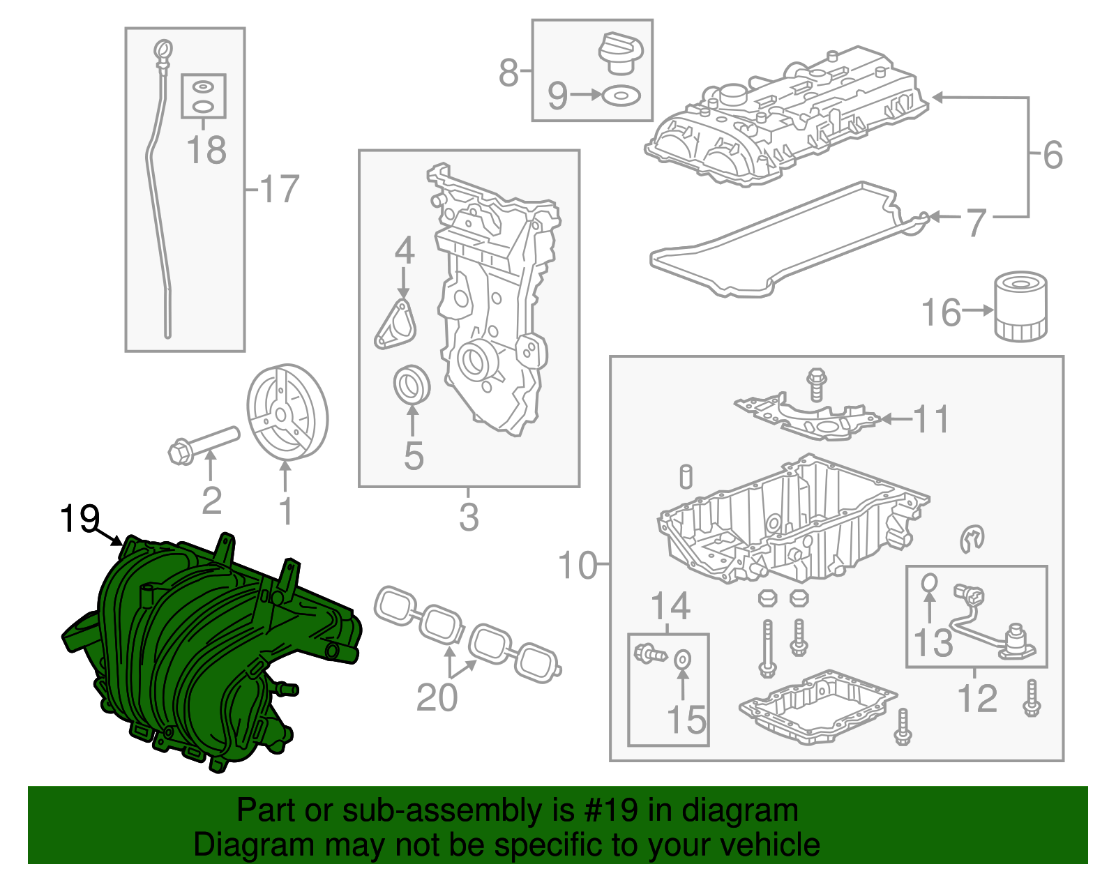 2013-2019 Chevrolet Intake Manifold Assembly 12639885 | Karl Auto Parts