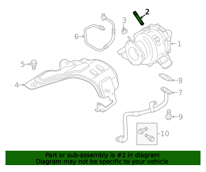 W790306-S900 - Turbocharger Stud 2015-2019 Ford | Ford OEM Parts Direct