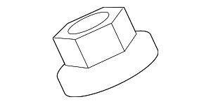 2014-2024 Ford Turbocharger Nut W716271-S437 | OEM Parts Online