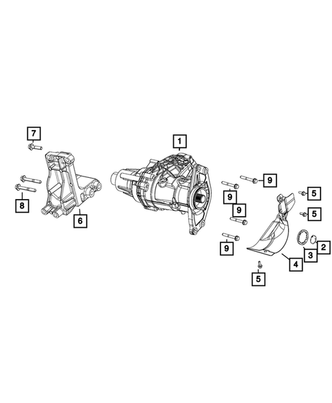 Transfer Case and PTU Assembly for 2021 Jeep Compass | Mopar eStore