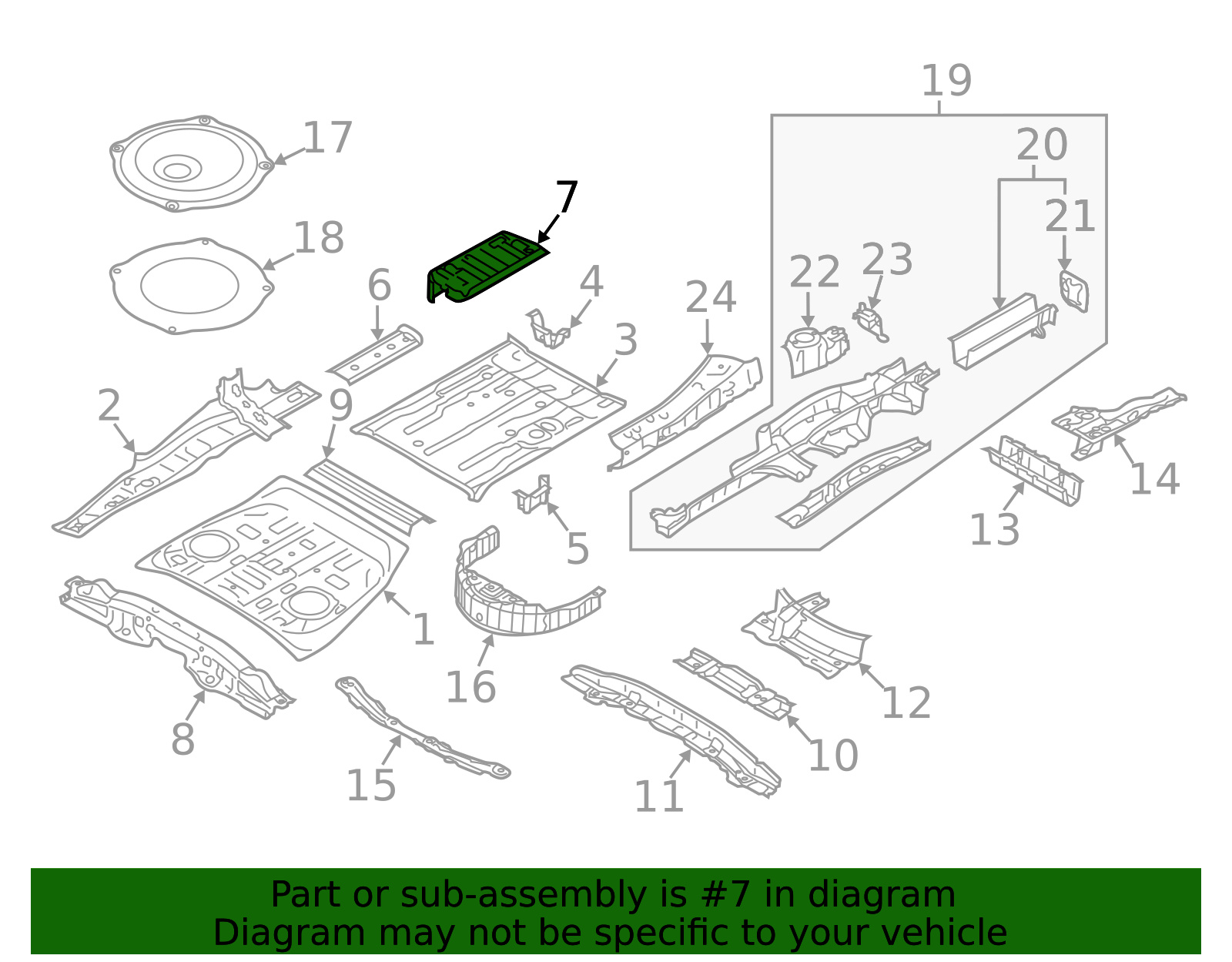 52123XC01A9P - Floor Extension 2019-2024 Subaru Ascent | AutoNation Parts
