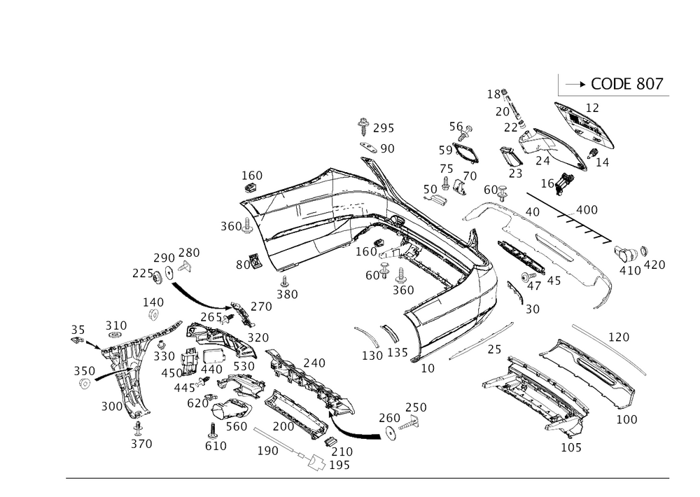 222-885-00-46 - Holder 2015-2020 Mercedes-Benz | Mercedes-Benz USA Parts