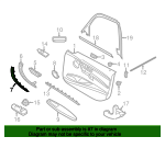 51417260080 - 2012-2020 BMW Handle Molding (51-41-7-260-080) | BMW of ...